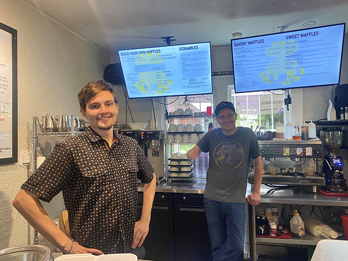 Behind every great waffle is a team of dedicated waffle wizards, turning batter into breakfast magic with scientific precision.