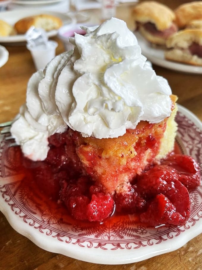 This strawberry shortcake topped with a cloud of whipped cream isn't just dessert&mdash;it's the exclamation point at the end of a beautiful sentence.