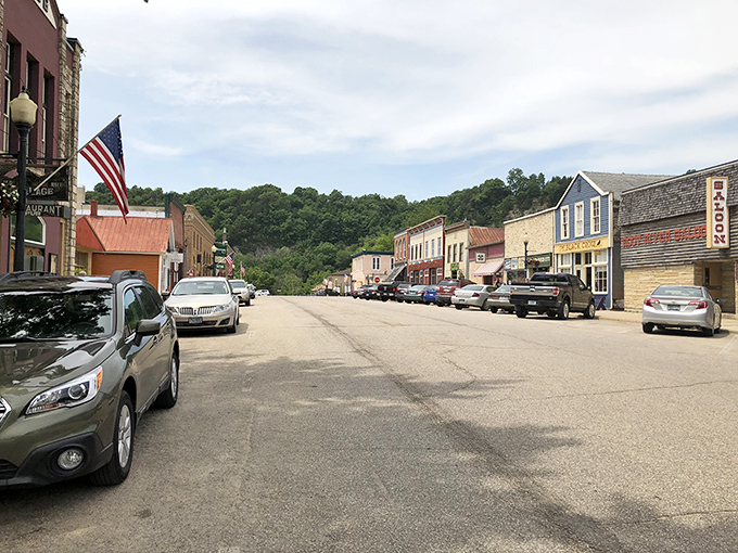Lanesboro's main drag isn't trying to impress anyone, which is precisely why it does. Small-town authenticity that big cities spend millions trying to recreate.