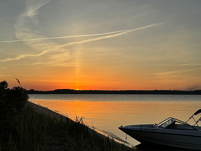 As day bids farewell in a spectacular orange finale, even the most jaded visitors pause to acknowledge nature's unscripted perfection.