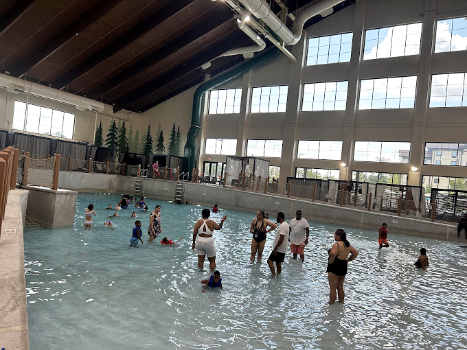 The shallow wave pool welcomes families of all ages &ndash; where toddlers can splash while parents pretend they're not exhausted from all the fun.