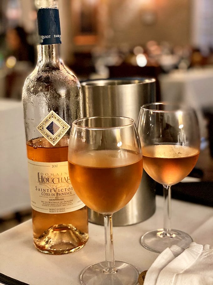 A bottle of ros&eacute; from Provence&mdash;because sometimes Georgia sunshine calls for French vineyard magic. Those condensation beads are nature's way of saying "drink me now."