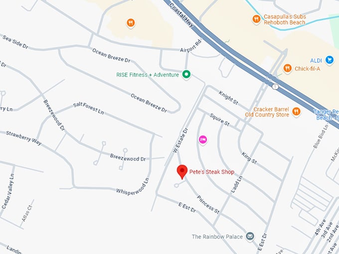 16 pete's steak shop map