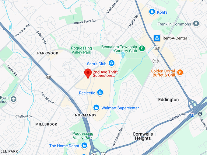 16. 2nd ave thrift superstore philadelphia, pa map