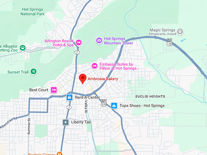 16. ambrosia bakery map