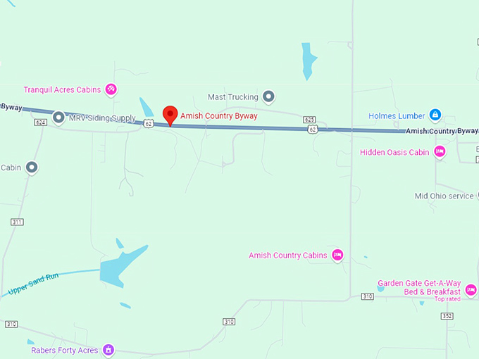 16. amish country byway map