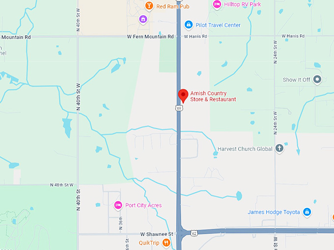 16. amish country store & restaurant