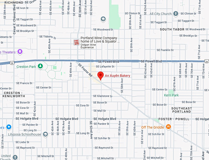 16. an xuy&ecirc;n bakery map