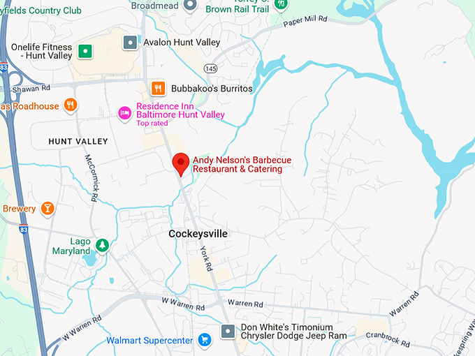 16. andy nelson's barbecue restaurant & catering map