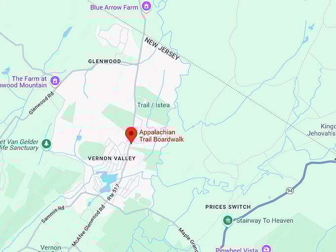 16. appalachian trail boardwalk map