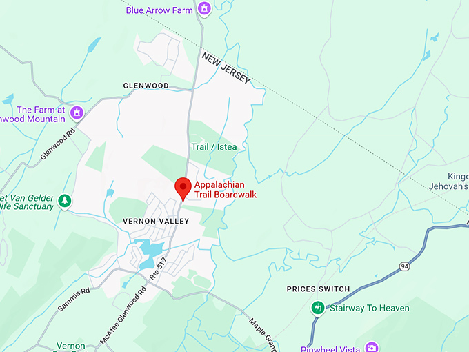16. appalachian trail boardwalk map