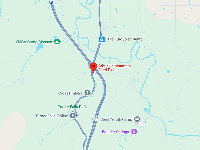 16. arbuckle mountain fried pies map