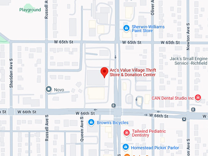 16. arc's value village thrift store & donation center map