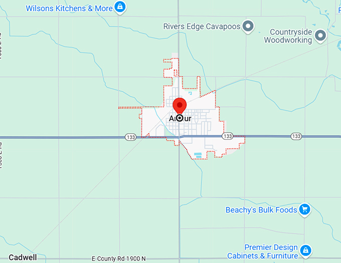 16. arthur illinois map
