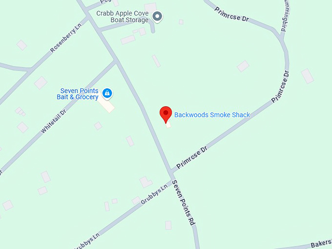 16. backwoods smoke shack llc map