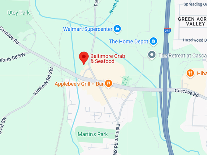 16. baltimore crab & seafood map