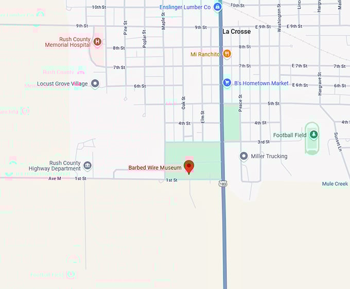 16. barbed wire museum map