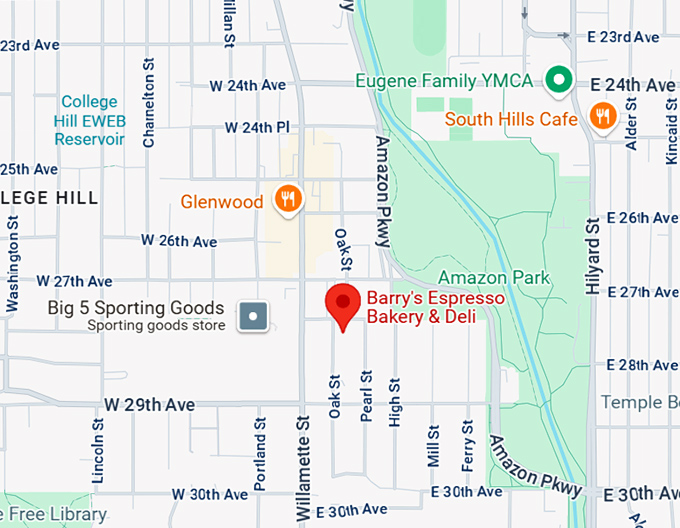 16. barry's espresso bakery & deli map