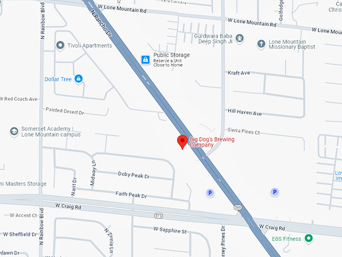 16. big dog's brewing company map