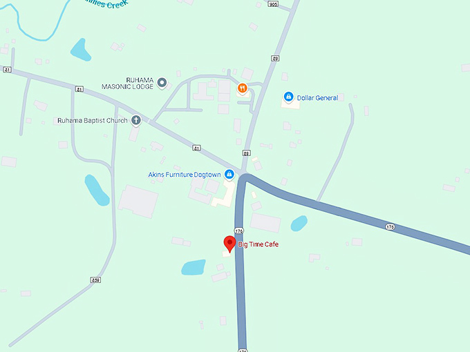 16. big time cafe map