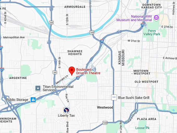 16. boulevard drive in theatre map