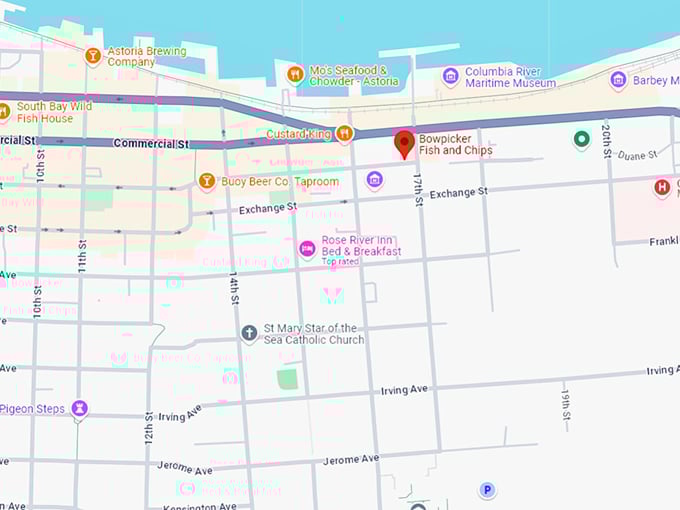 16. bowpicker fish and chips map