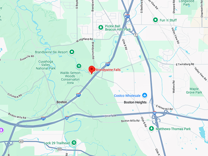16. brandywine falls map