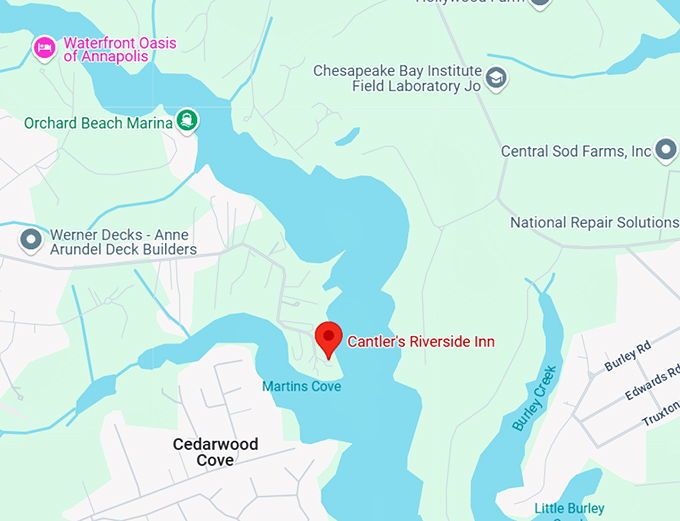 16. cantler's riverside inn map