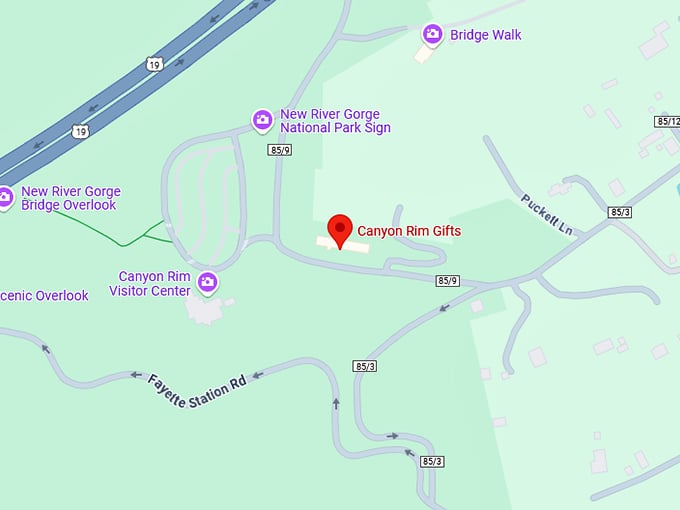 16. canyon rim gifts map