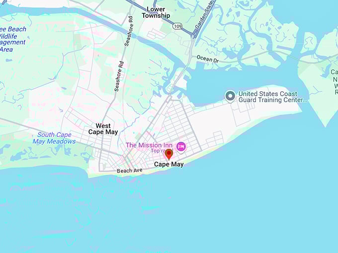 16. cape may map