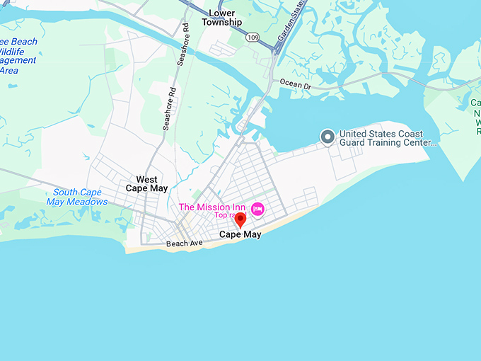 16. cape may map