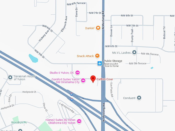 16. catfish cove map