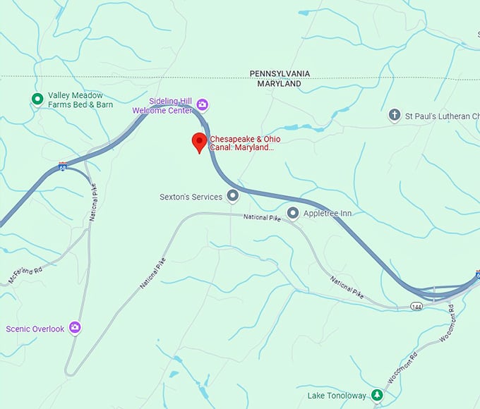 16. chesapeake country scenic byway map