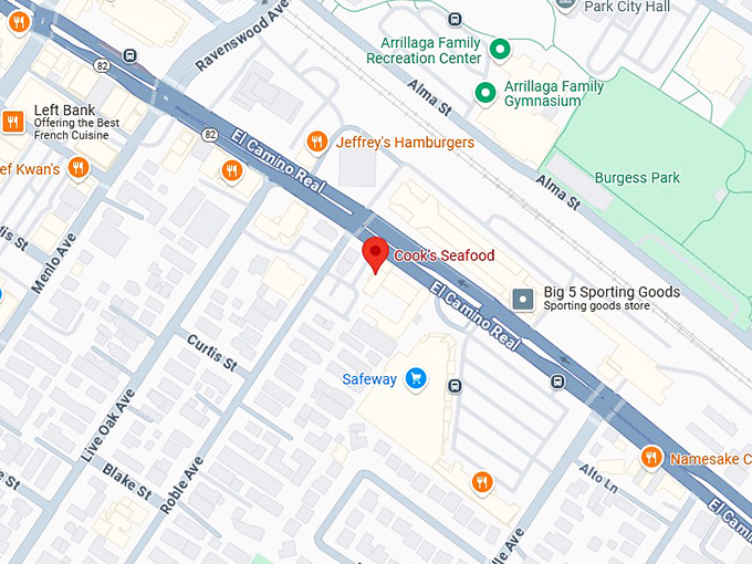 16. cook's seafood map