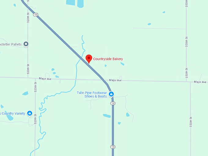 16. countryside bakery map
