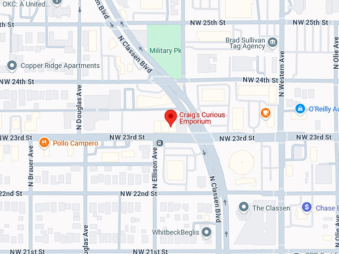 16. craig's curious emporium map