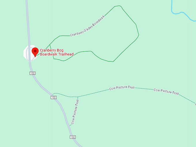 16. cranberry bog boardwalk map