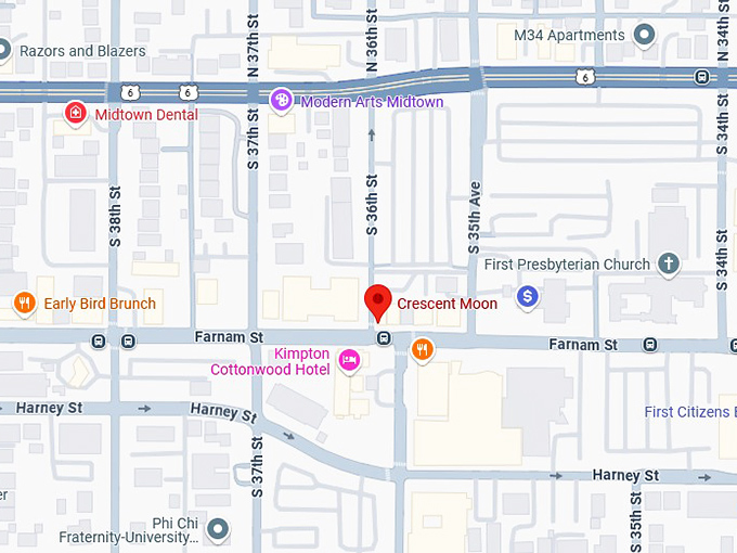 16. crescent moon map