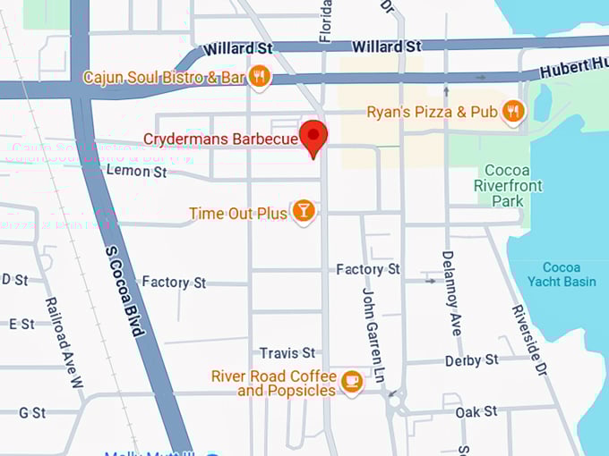 16. crydermans barbecue map