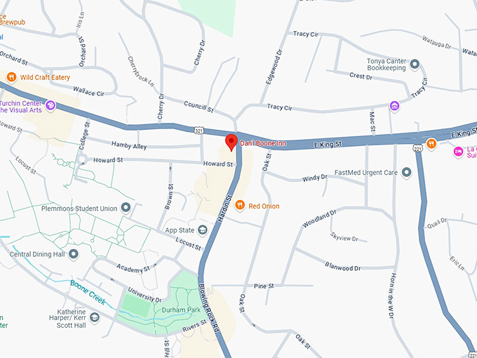 16. dan'l boone inn map