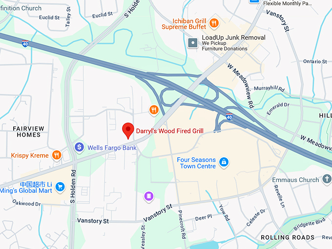 16. darryl's wood fired grill map