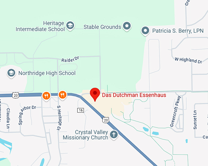 16. das dutchman essenhaus map