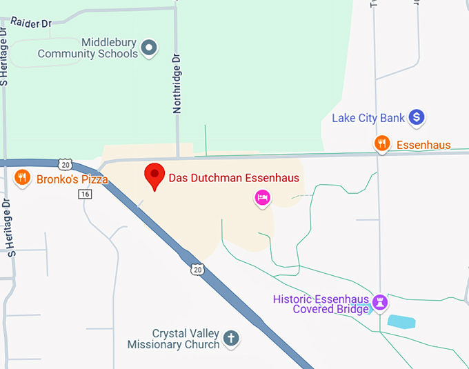 16. das dutchman essenhaus map