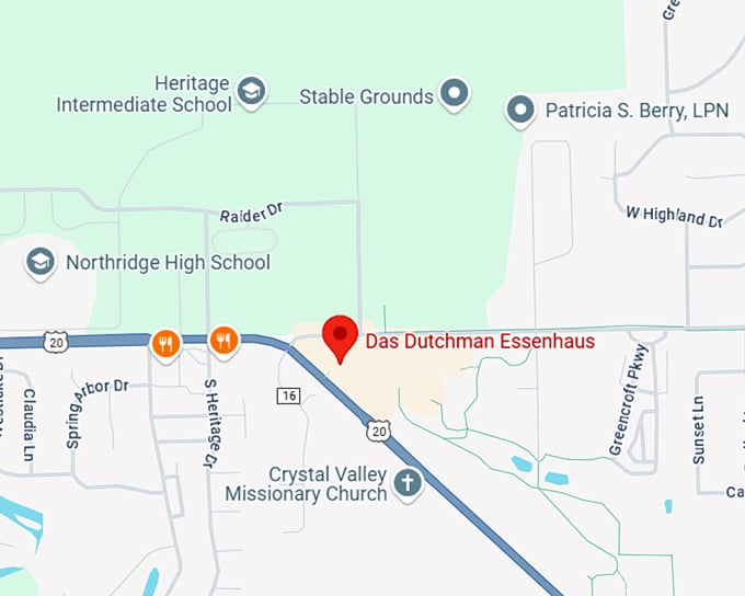 16. das dutchman essenhaus map