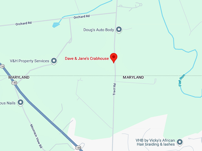 16. dave & jane's crabhouse map