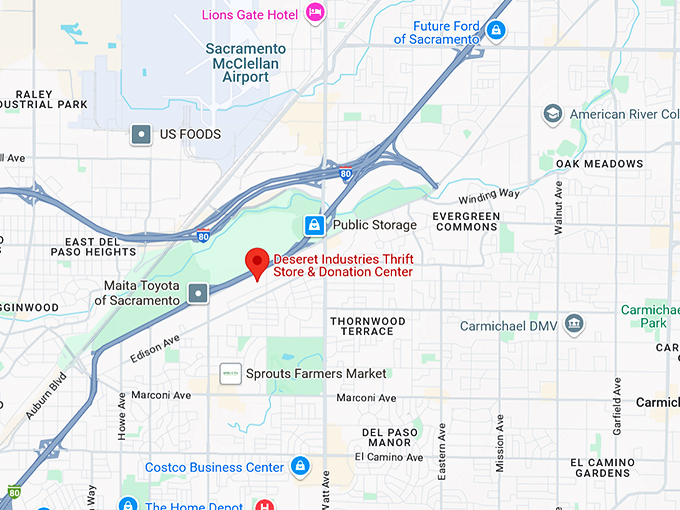 16. deseret industries thrift store & donation center map