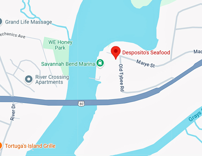 16. desposito's seafood map
