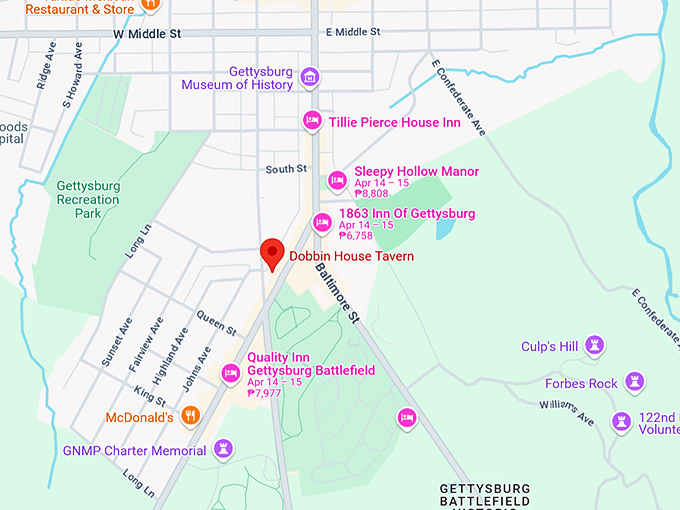16. dobbin house tavern map