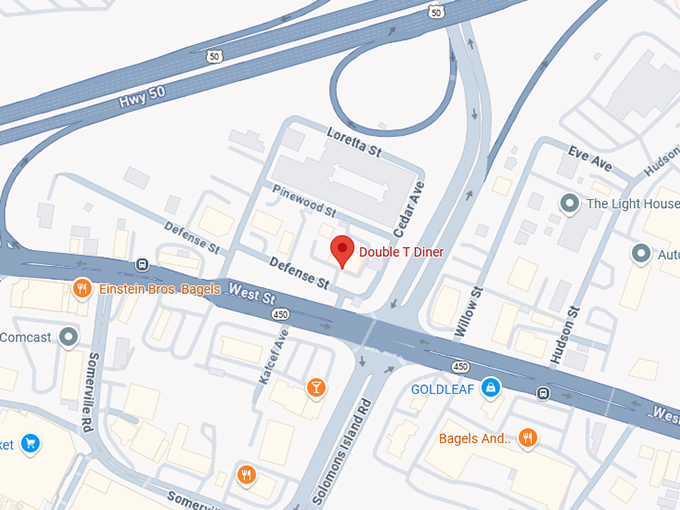 16. double t diner map