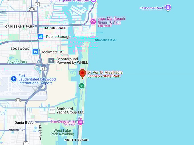 16. dr. von d. mizell&ndash;eula johnson state park map